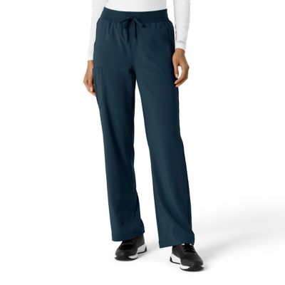 Carhartt Women s Force Cross-Flex Boot Cut Scrub Pant, XL,Navy at ...