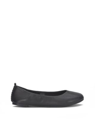 Lucky Brand Women's Emmielou Leather Ballet Casual Flat, 7,Black at ...
