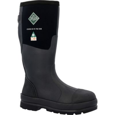 Muck Boot Company Men's Chore Classic Tall Waterproof Steel Toe Boots ...