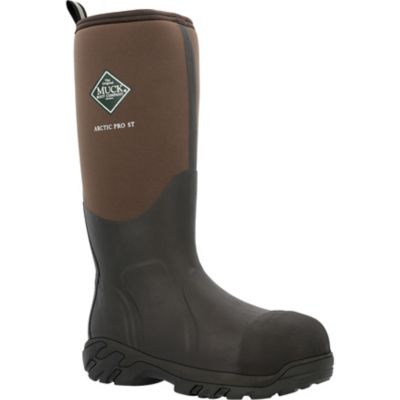 Muck Boot Company Men's Arctic Pro Steel Toe Insulated Boot, 12 M,Brown ...