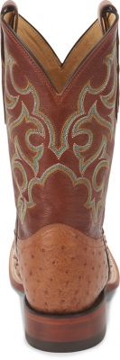 Justin Men's Truman 11 in. Full Quill Ostrich Western Boot