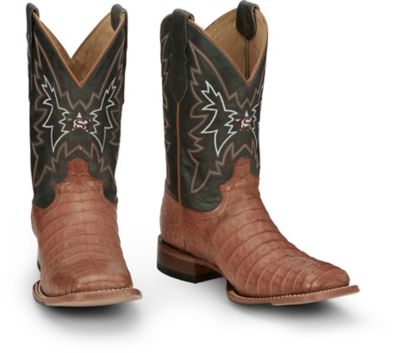 Justin Men's George Strait Haggard 11 in. Caiman Western Boot, 14 D ...