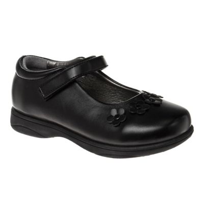 French Toast Toddler-Little Kids School Shoes with Flower Decorations ...