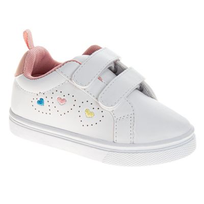 Laura Ashley Toddler-Little Kids Sneakers, 8,White at Tractor Supply Co