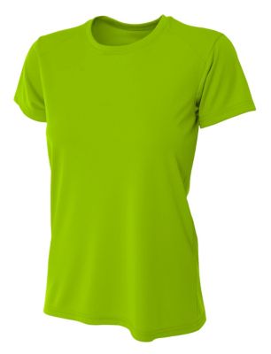 A4 Women's Cooling Performance Short Sleeve Crew Neck Shirt