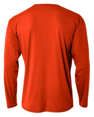 A4 Men's Cooling Performance Long Sleeve Crew Neck Shirt