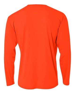 A4 Men's Cooling Performance Long Sleeve Crew Neck Shirt