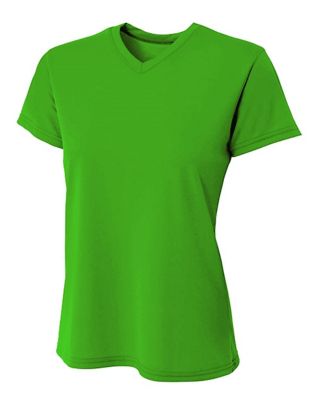 A4 Women's SPRINT Performance Short Sleeve V-Neck Shirt