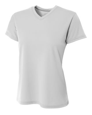 A4 Women's SPRINT Performance Short Sleeve V-Neck Shirt