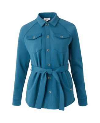 Horze Alyssa Women's Shirt Jacket, 10,Legion Blue at Tractor Supply Co
