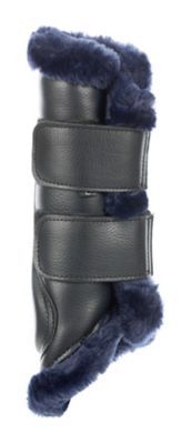 Equinavia Vali Ultra Fleece Brushing Boots, L,Navy/Navy at Tractor ...