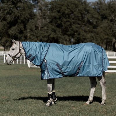 Equinavia Thunder 360 Detachable Neck Light Weight Turnout Blanket 100g ...