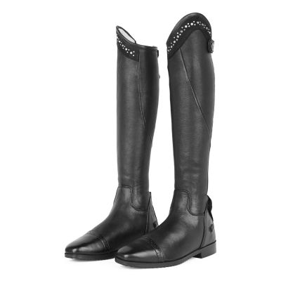 TuffRider Ladies Imperial Tall Riding Boots with Crystals, 11 S,Black ...