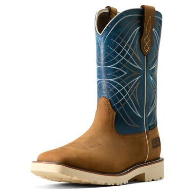 Ariat Men's Activator Waterproof Soft Toe Work Boots, 11 D,Dusted Brown ...