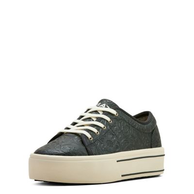 Ariat Women's Skylar Casual Shoe, 7 B,Black Floral Emboss at Tractor ...