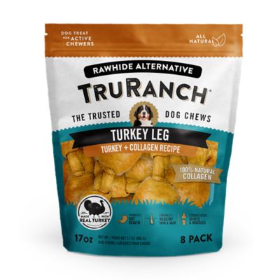 TruRanch Turkey Leg Turkey and Collagen Recipe Dog Chews, 8 pk. at ...