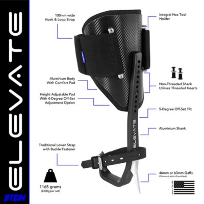 Stein Elevate Climbing Spurs - Tree Gaffs, Black at Tractor Supply Co