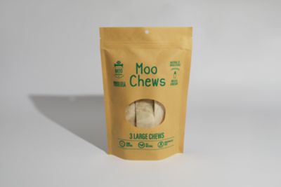 Moo Dog Chews All Natural Milk & Apple Cider Vinegar Dog Chew, Large ...