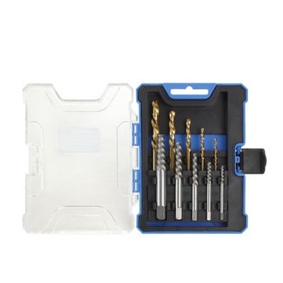 JobSmart 10 pc. Left-Handed Drill and Screw Extractor Set at Tractor ...