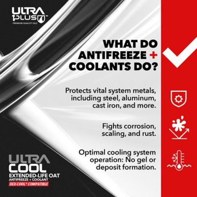 Ultra1Plus UltraCool Extended-Life OAT Antifreeze + Coolant Concentrate ...