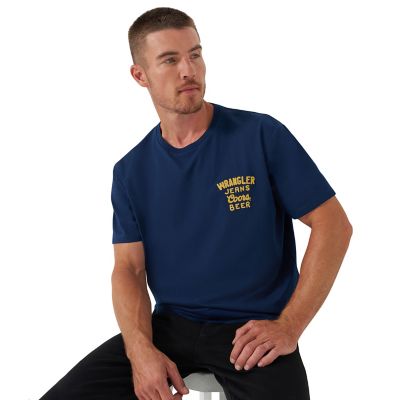 Wrangler Coors Men's Logo T-Shirt, M,Navy at Tractor Supply Co