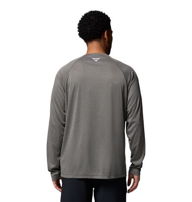 Columbia Sportswear Men's Terminal Tackle Long Sleeve Shirt, L,Charcoal ...