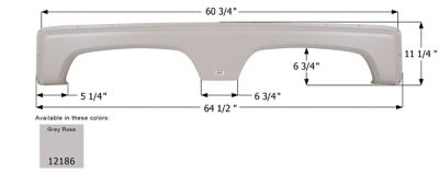 Icon Tandem Axle Fender Skirt for Keystone Springdale Models, Pink ...