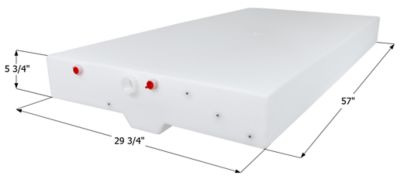 Icon Forest River Fresh Water Tank WT3881, 57x29 3/4x5 3/4, 40 Gal ...