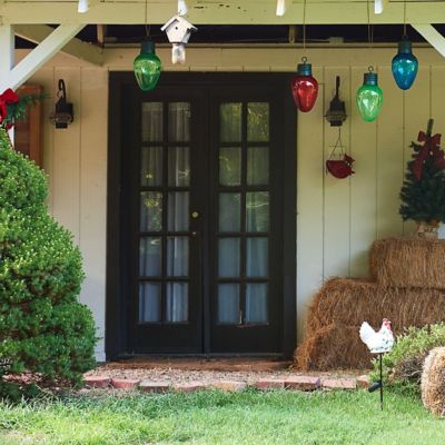 Red Shed 13.75 in. Indoor B/O C7 Christmas Light Bulb Hanging Decor ...