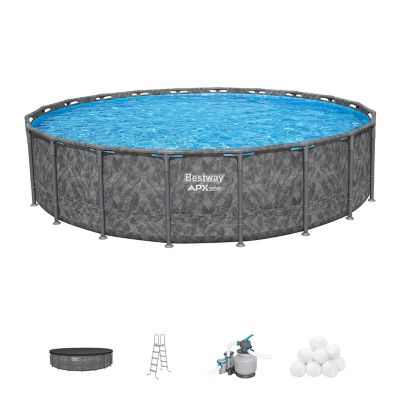 Bestway 7 ft. x 6 ft. 9 in. x 27 in. H2OGO! Family Fun Pool at Tractor ...