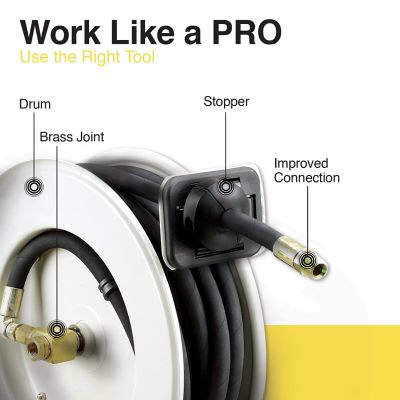 ReelWorks Industrial Retractable Oil Hose Reel, M850154 at Tractor ...