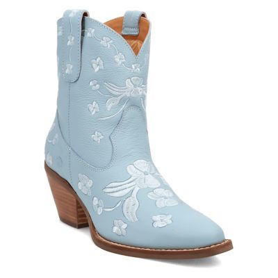 Dingo Sweetheart Leather Bootie, 7.5 M,Blue at Tractor Supply Co