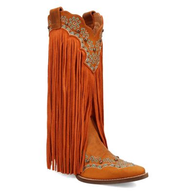 Dingo Tequila Sunrise Suede Boot, 7 M,Rust at Tractor Supply Co