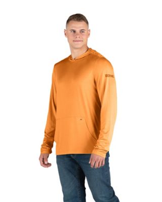 Berne Men's Long Sleeve Hooded UPF Sun Shirt, 3XL,Heathered Dusty ...