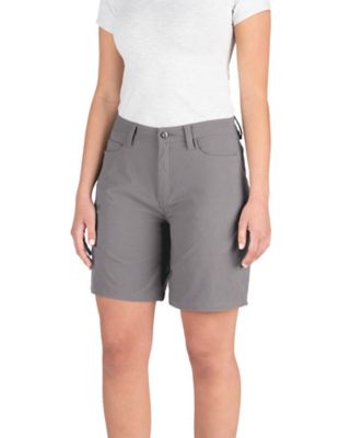 Berne Women's Lightweight Flex Pro Short, 18,Smoke at Tractor Supply Co