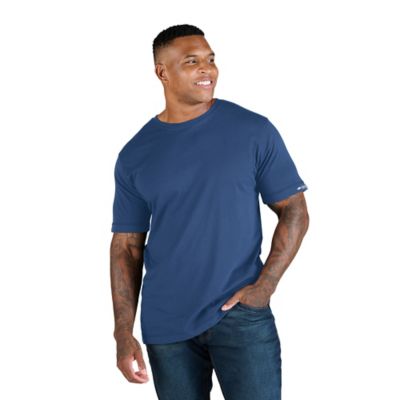 Berne Men's Performance Short Sleeve T-Shirt, 2XL,Blue at Tractor Supply Co