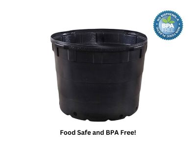 Viagrow 25 gal. Plastic Nursery Pots (25.14 Actual Gallons / 95.17 ...