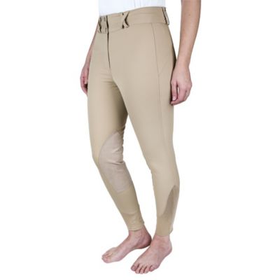 Equine Couture Charlotte Suede Knee Patch Breech, 30,Safari at Tractor ...