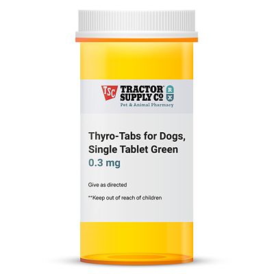 VetOne Thyro-Tabs for Dogs, Single Tablets, 0.3 mg,1 ct. at Tractor ...