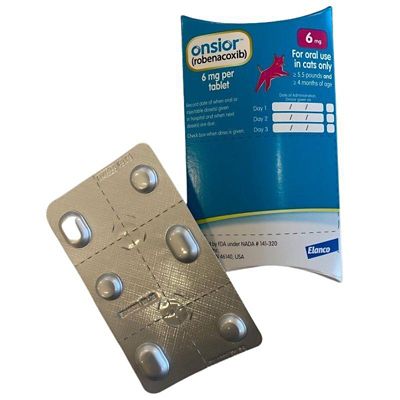 Onsior (Robenacoxib) Tablets for Cats, 6 mg, 3 ct. at Tractor Supply Co