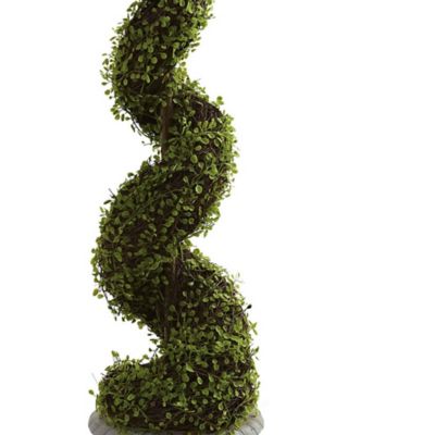 Nearly Natural 5 ft. Artificial Mohlenbechia Spiral Tree with ...