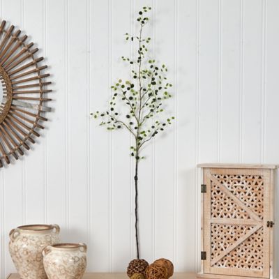 Nearly Natural 48 in. Artificial Night Willow Flower Stems, 6 pc.
