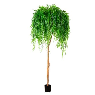 Nearly Natural 8 ft. Artificial Willow Tree, Real Touch at Tractor ...