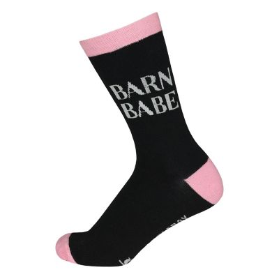 Dapplebay Women's Knit Crew Socks-Barn Babe, 67130-BB at Tractor Supply Co