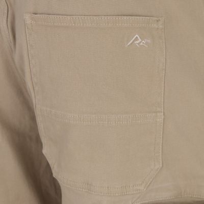 Ridgecut Men's Straight Fit Mid-Rise Canvas Work Pants