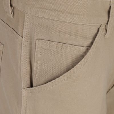 Ridgecut Men's Straight Fit Mid-Rise Canvas Work Pants