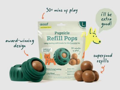 Woof Chicken Refill Pops Dog Treat, Extra Large
