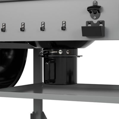 TYTUS Anaheim Charcoal Kettle Grill with Cart, 342 sq. in., Gray at ...