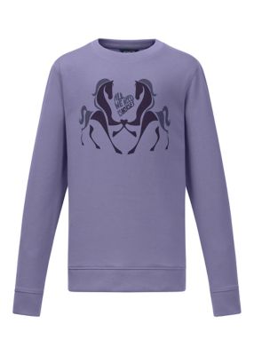 Kerrits Kids' All We Need Is Horses Sweatshirt, S,Violetdawn at Tractor ...