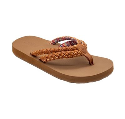 Flojos Women's Mischa Flip Flop, 9,Tan at Tractor Supply Co